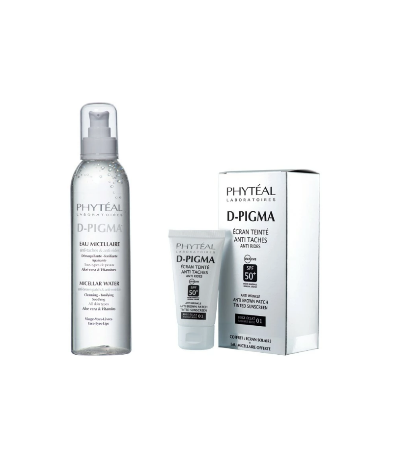 Phyteal D-pigma Ecran Teinté Anti Taches Anti Rides Beige Eclat 01, 50ml